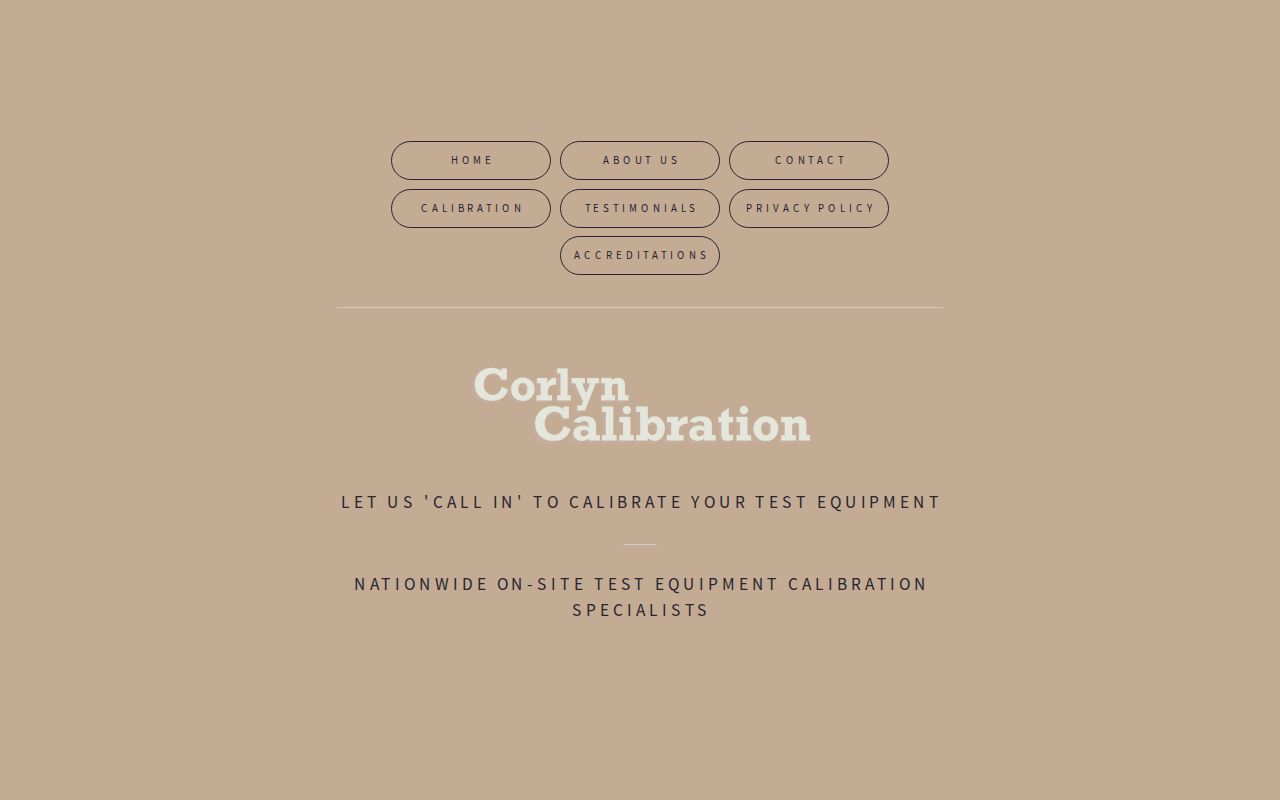 Corlyn Calibration